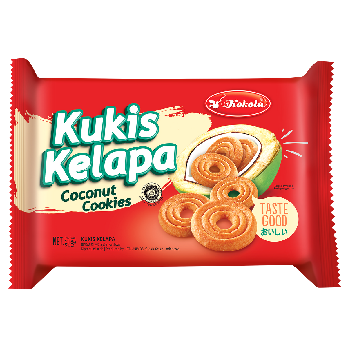 Kukis Coconut 218G– Tienda Kokola